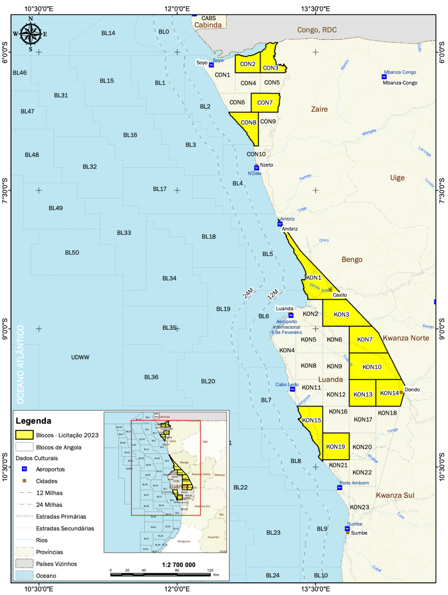 Angola Commences a Six Month Bid Round For 12 Onshore Blocks – Africa’s ...